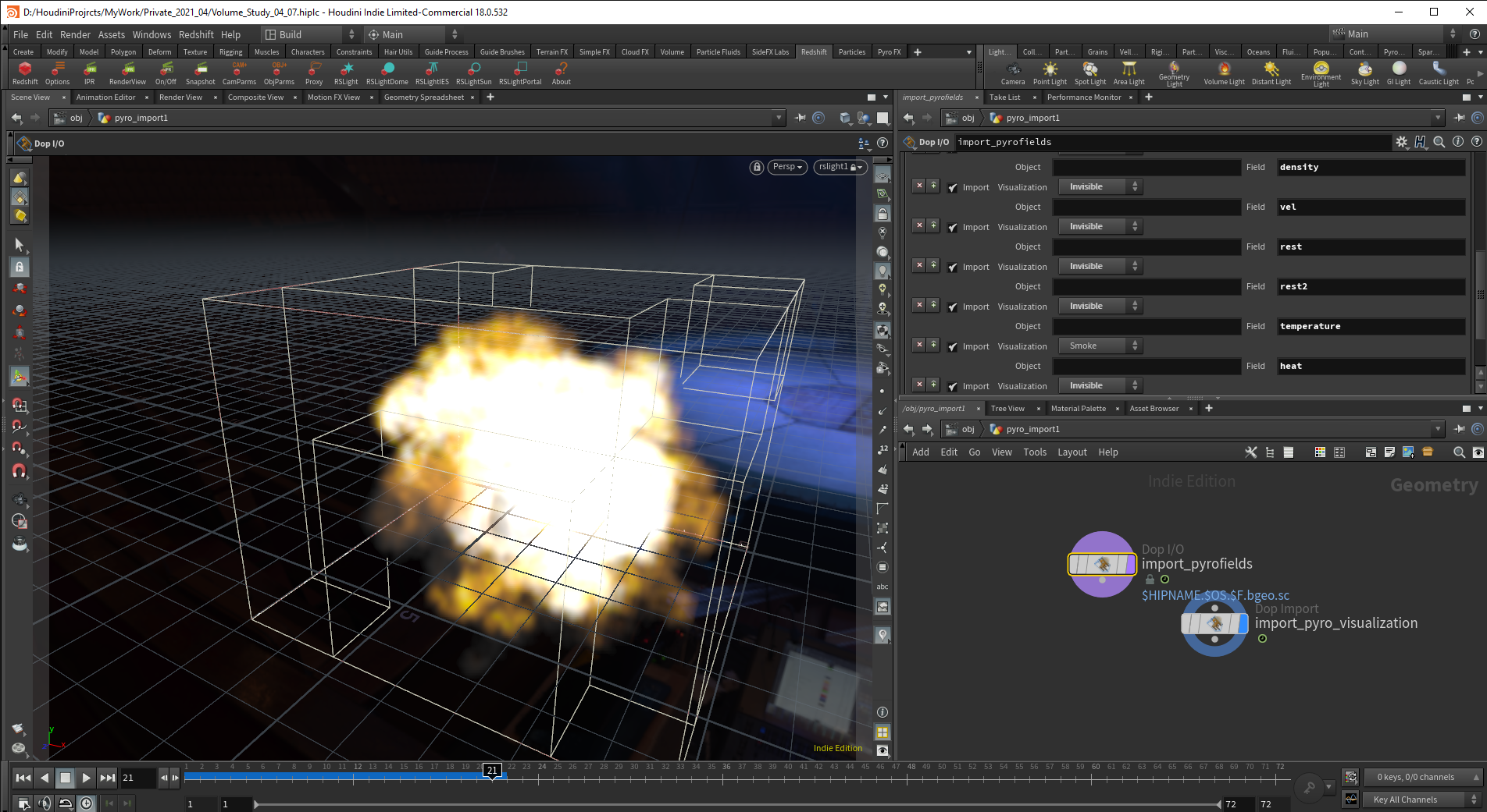 How to render pyro in RedShift? - Lighting & Rendering + Solaris! - od|forum